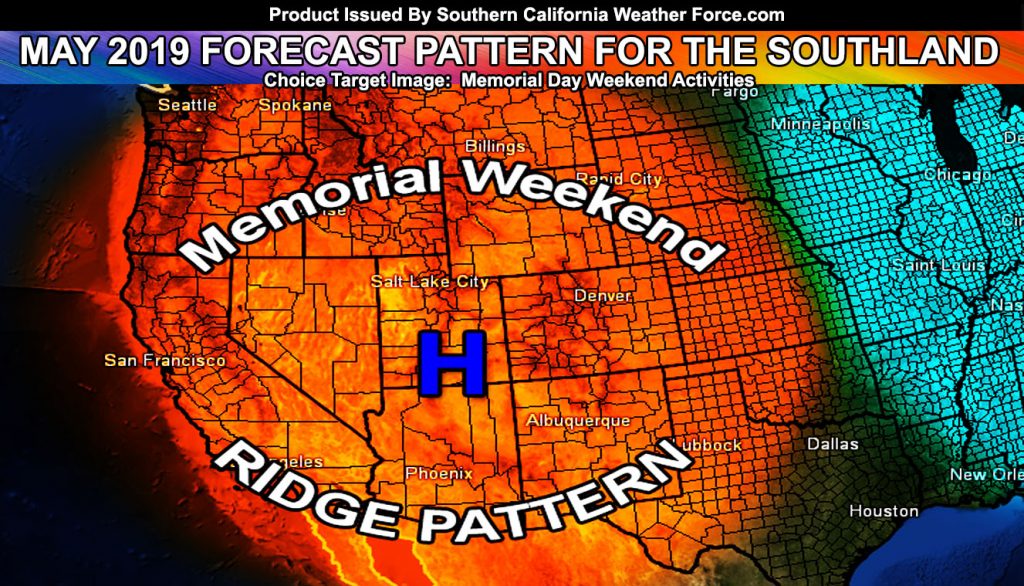 May 2019 Weather Forecast Pattern For Southern California – Southern ...