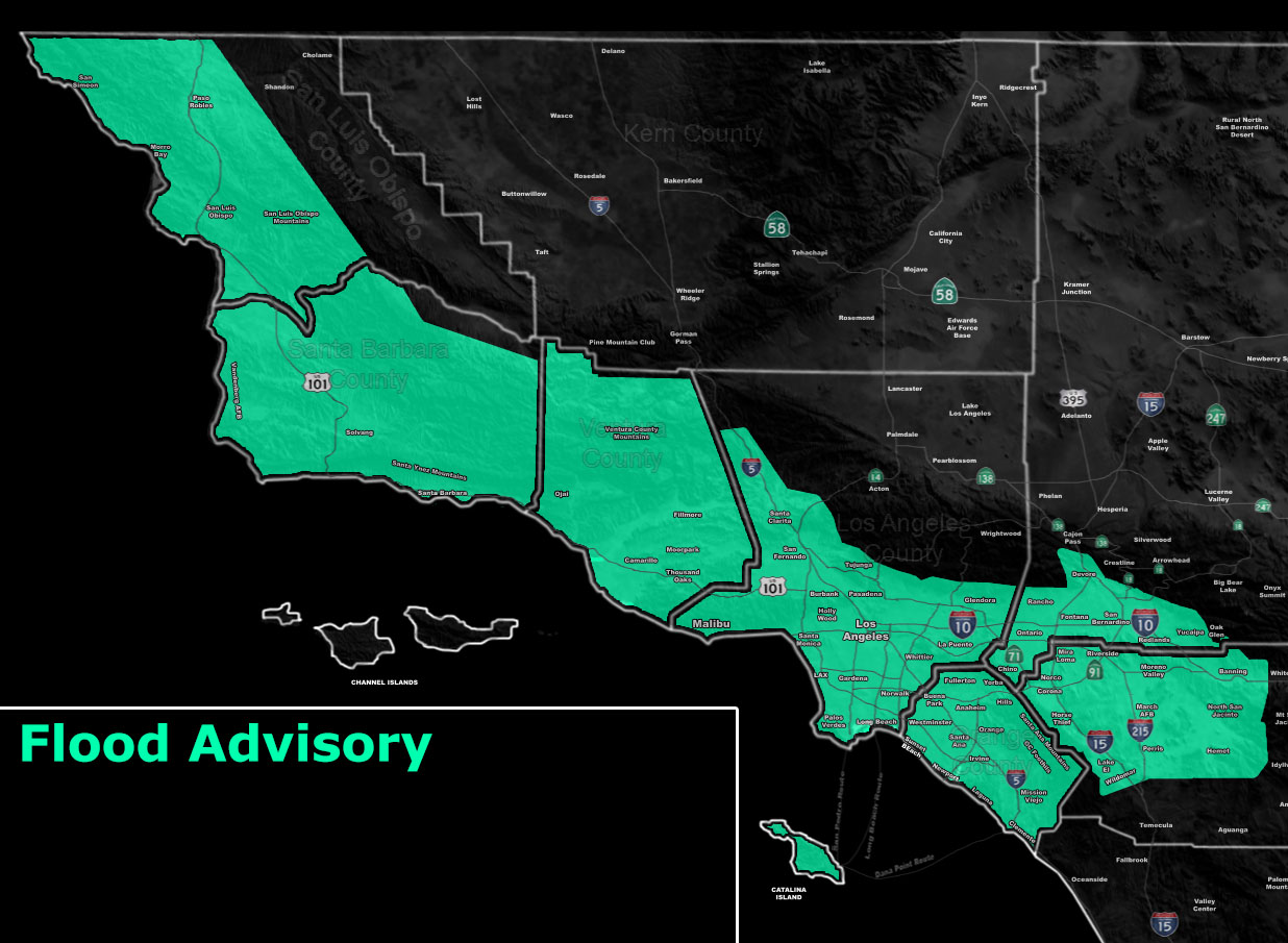 Flood Advisory – Southern California Weather Force