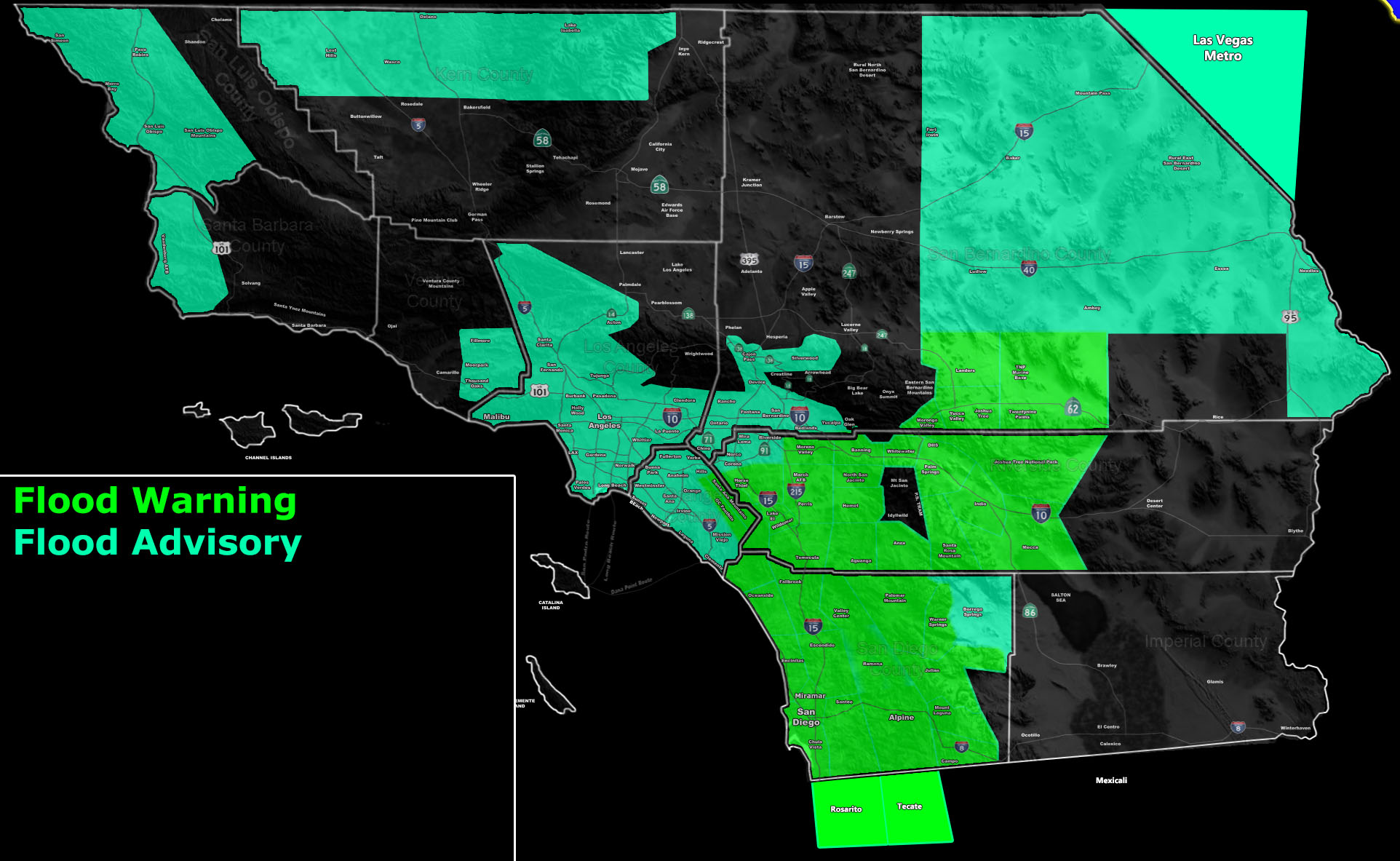 Flood Alert – Southern California Weather Force