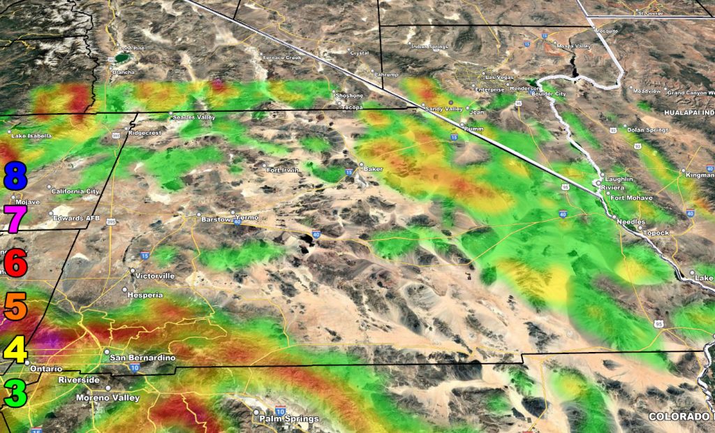 Enhanced Santa Ana Wind Update Issued for Southern California, Maps of ...