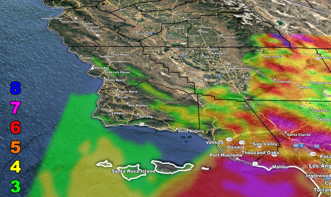 Enhanced Santa Ana Wind Warning Issued: Strongest Santa Ana Wind ...