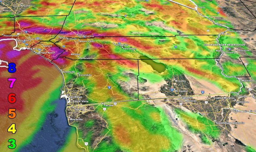 Enhanced Santa Ana Wind Warning Issued: Strongest Santa Ana Wind ...