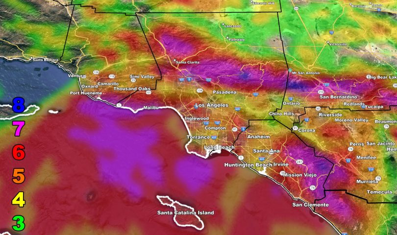 Enhanced Santa Ana Wind Warning Issued: Strongest Santa Ana Wind ...