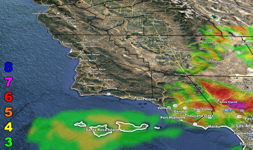 Enhanced Santa Ana Wind Warning Continues Today through Friday; Wind ...