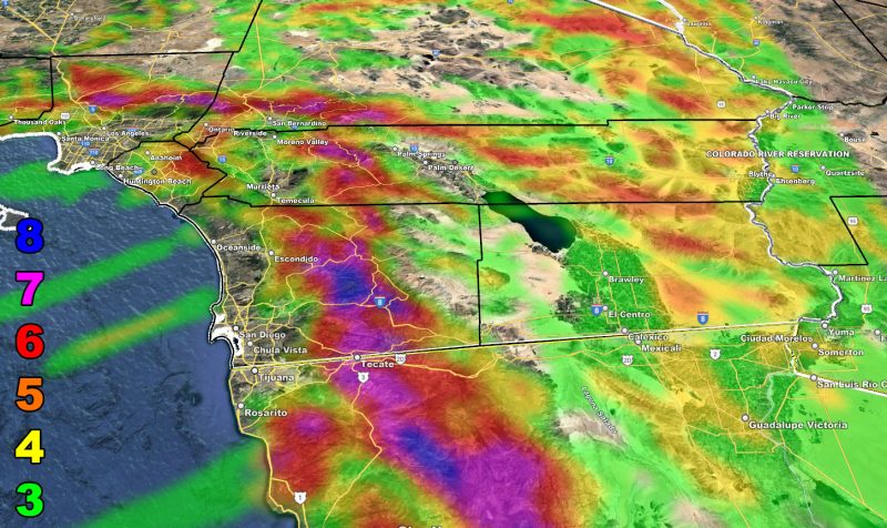 Enhanced Santa Ana Wind Warning Continues Today through Friday; Wind ...