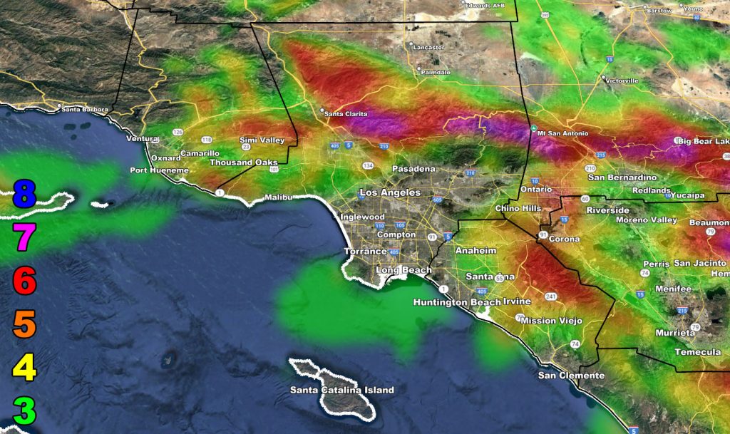 Enhanced Santa Ana Wind Warning Continues Today through Friday; Wind ...