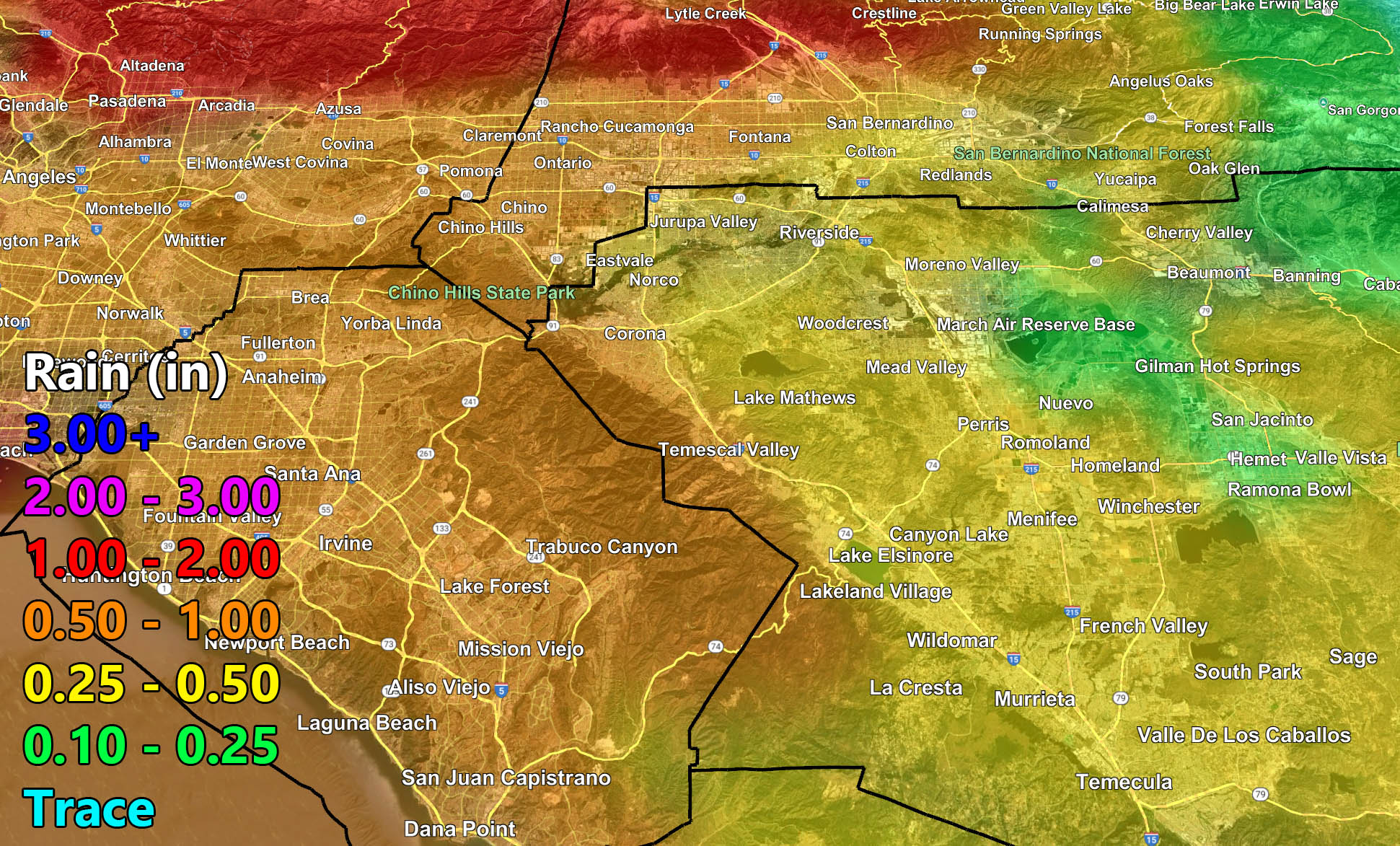 Flood Watch Issued For San Luis Obispo, Santa Barbara, and Ventura ...