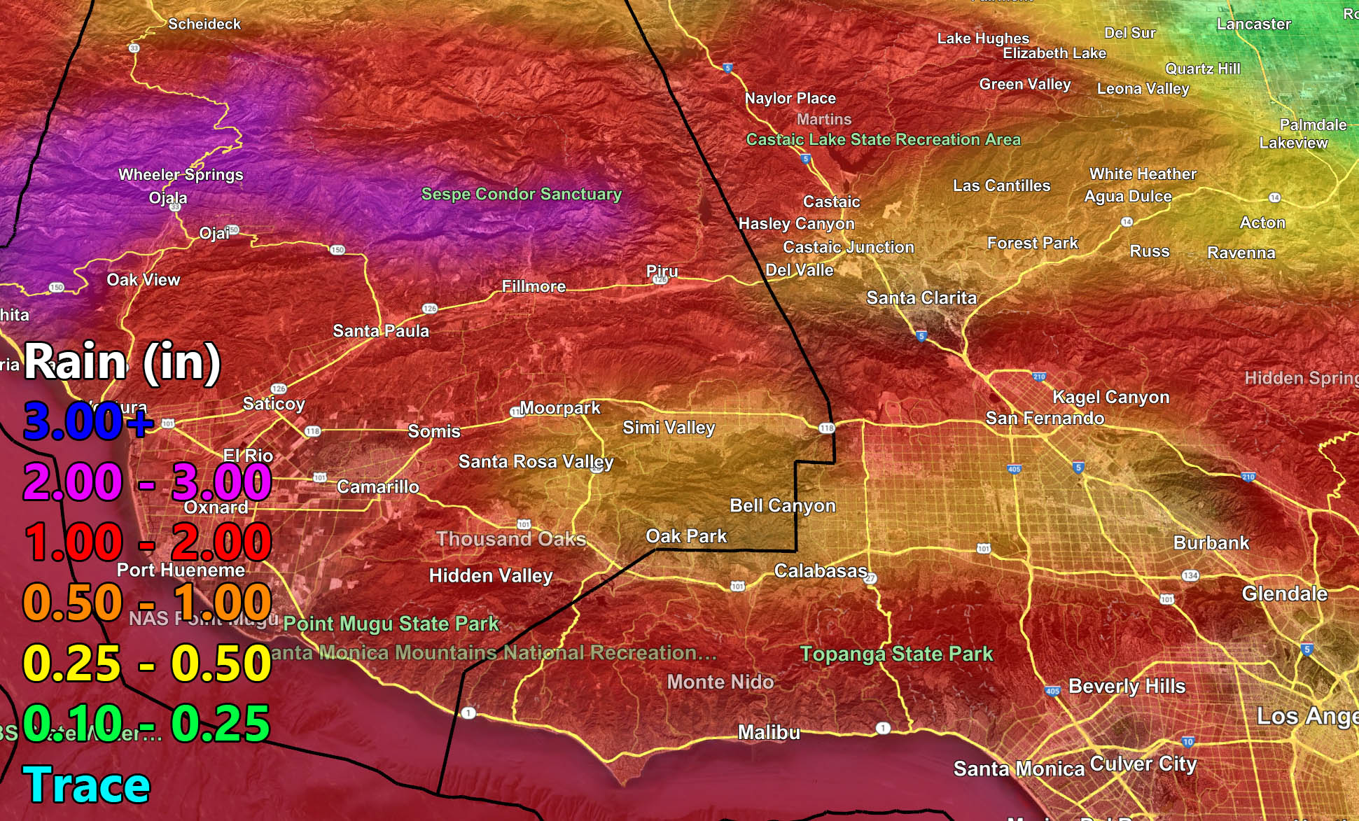 Flood Watch Issued For San Luis Obispo, Santa Barbara, and Ventura ...