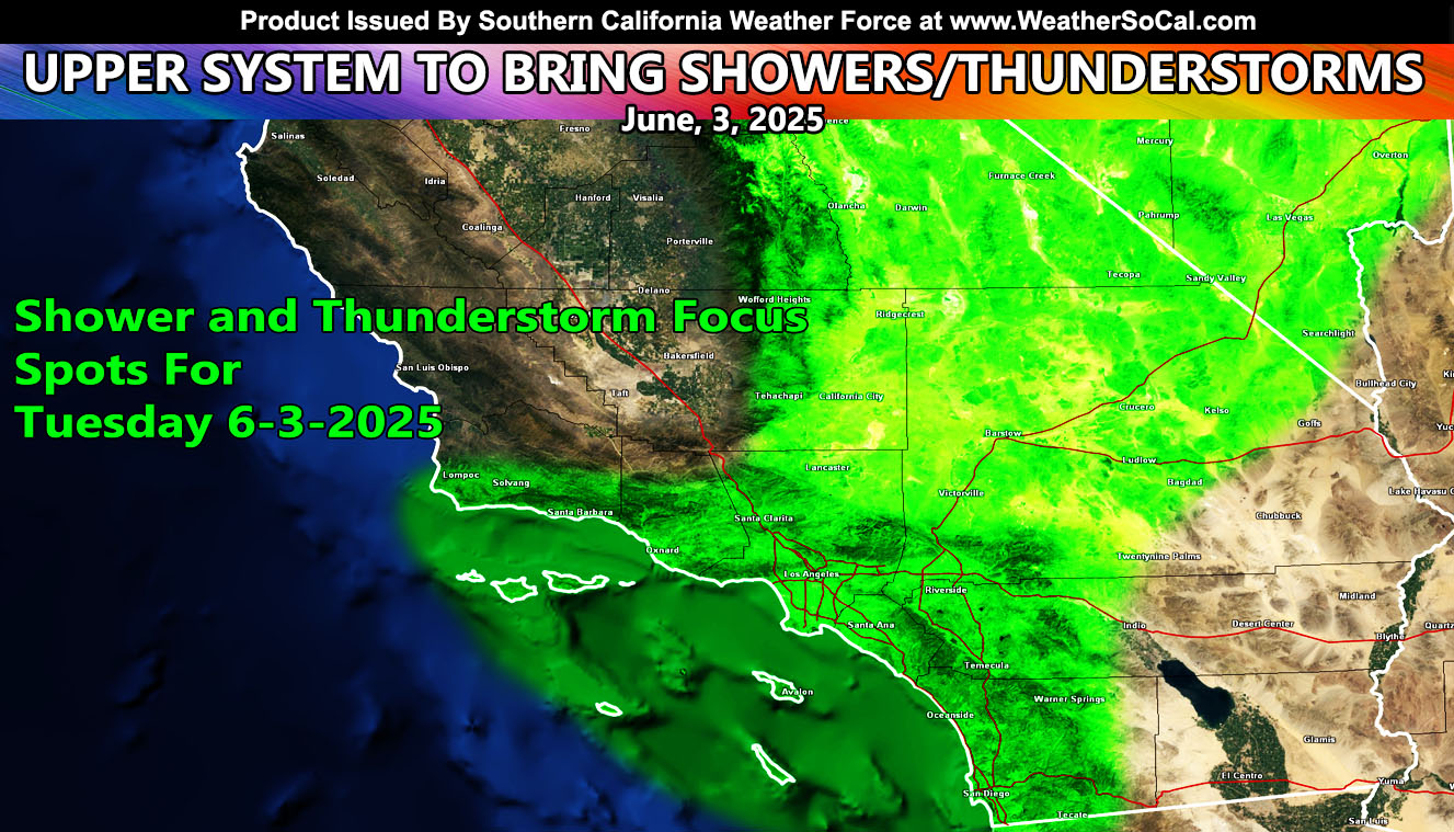 Shower and Thunderstorm Activity Projected With Second Upper-Level ...