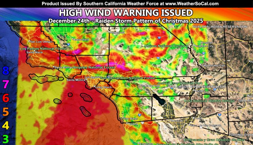 Final Forecast: Southern California Christmas Period Storm System To Be ...